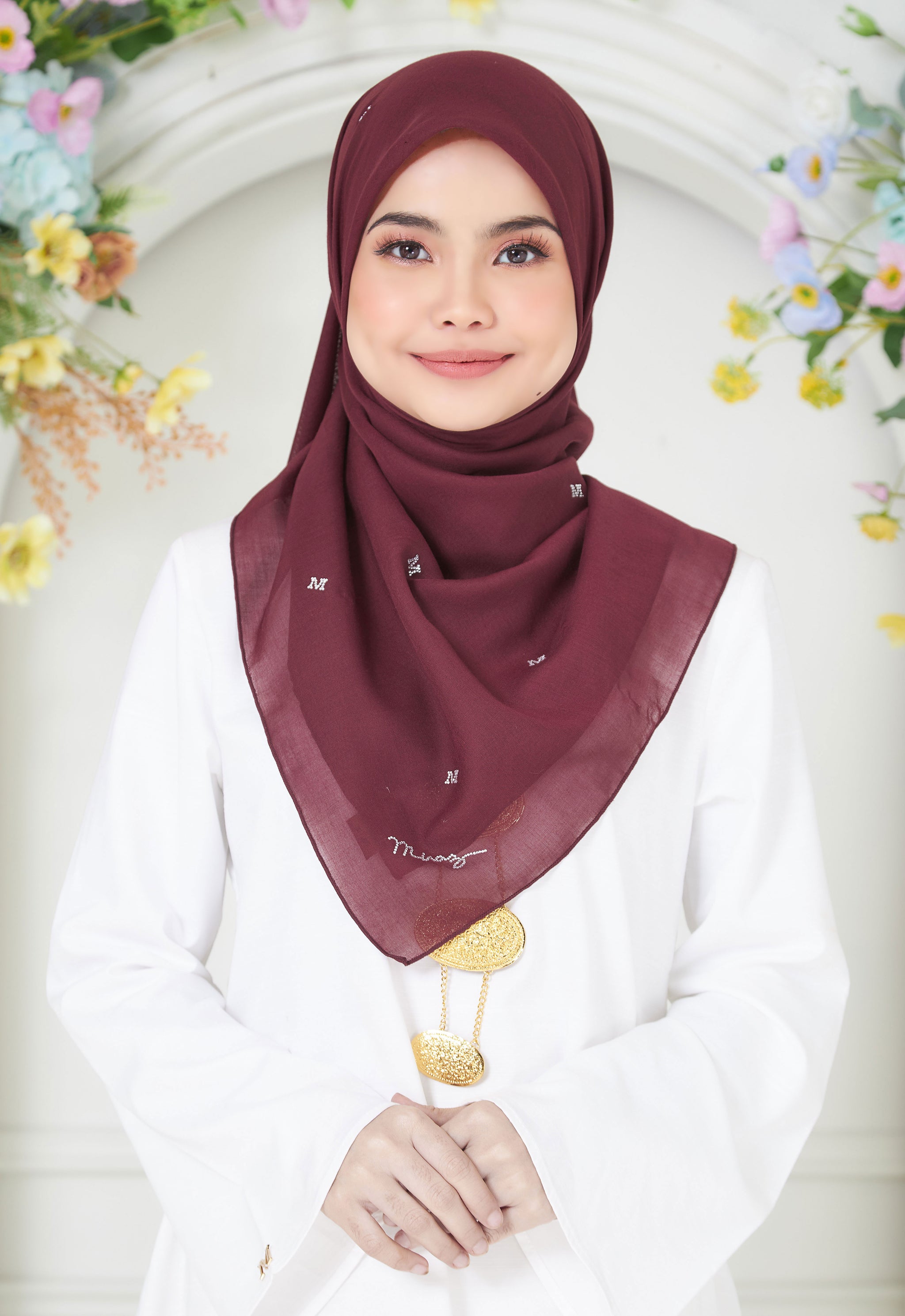 PLAIN BAWAL - MAROON