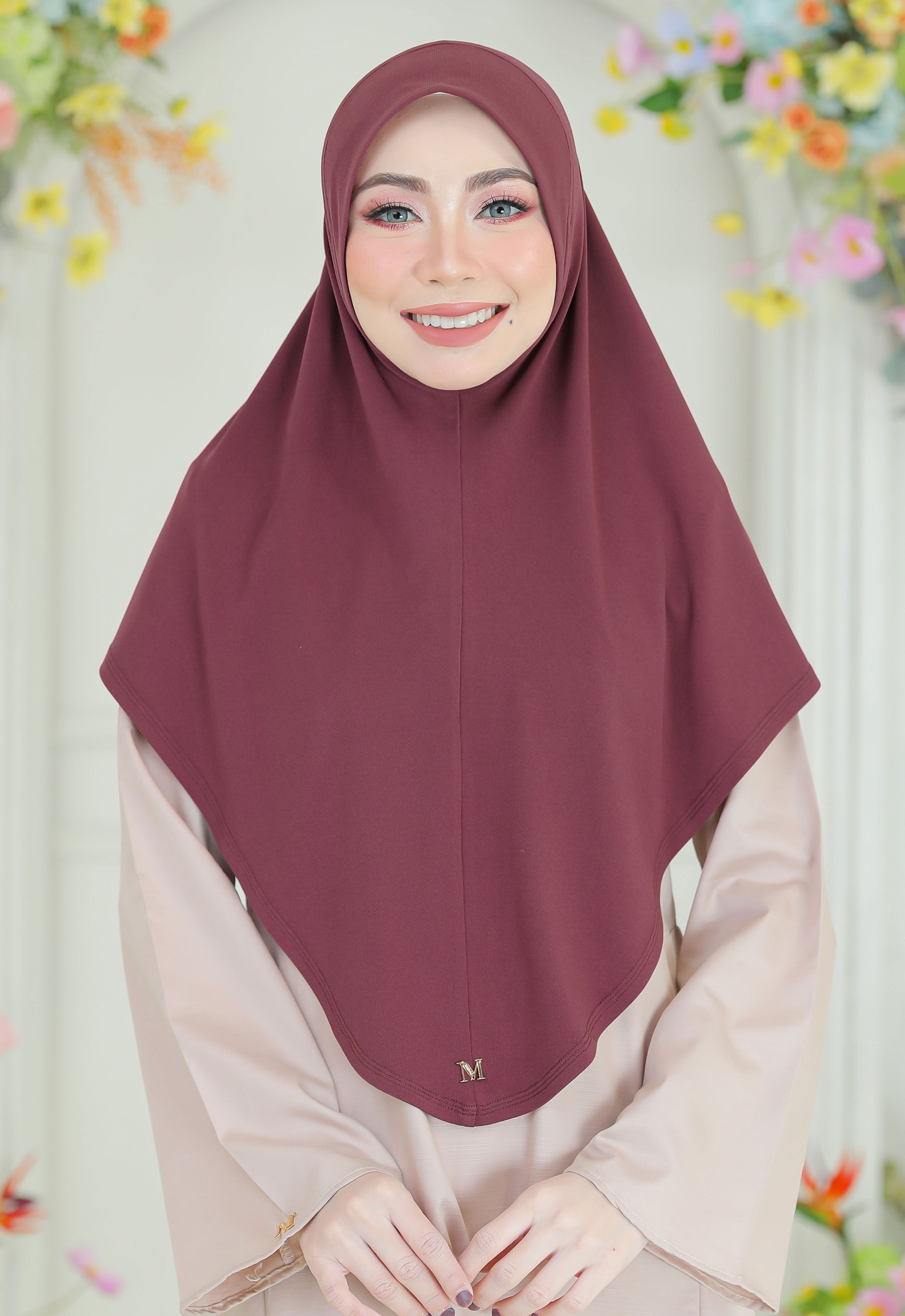 EZY SARUNG - BURGUNDY