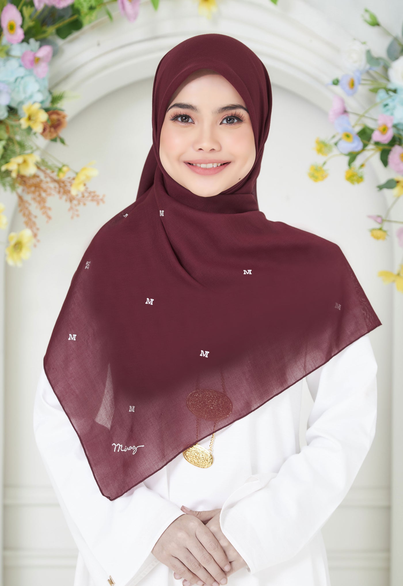 PLAIN BAWAL - MAROON