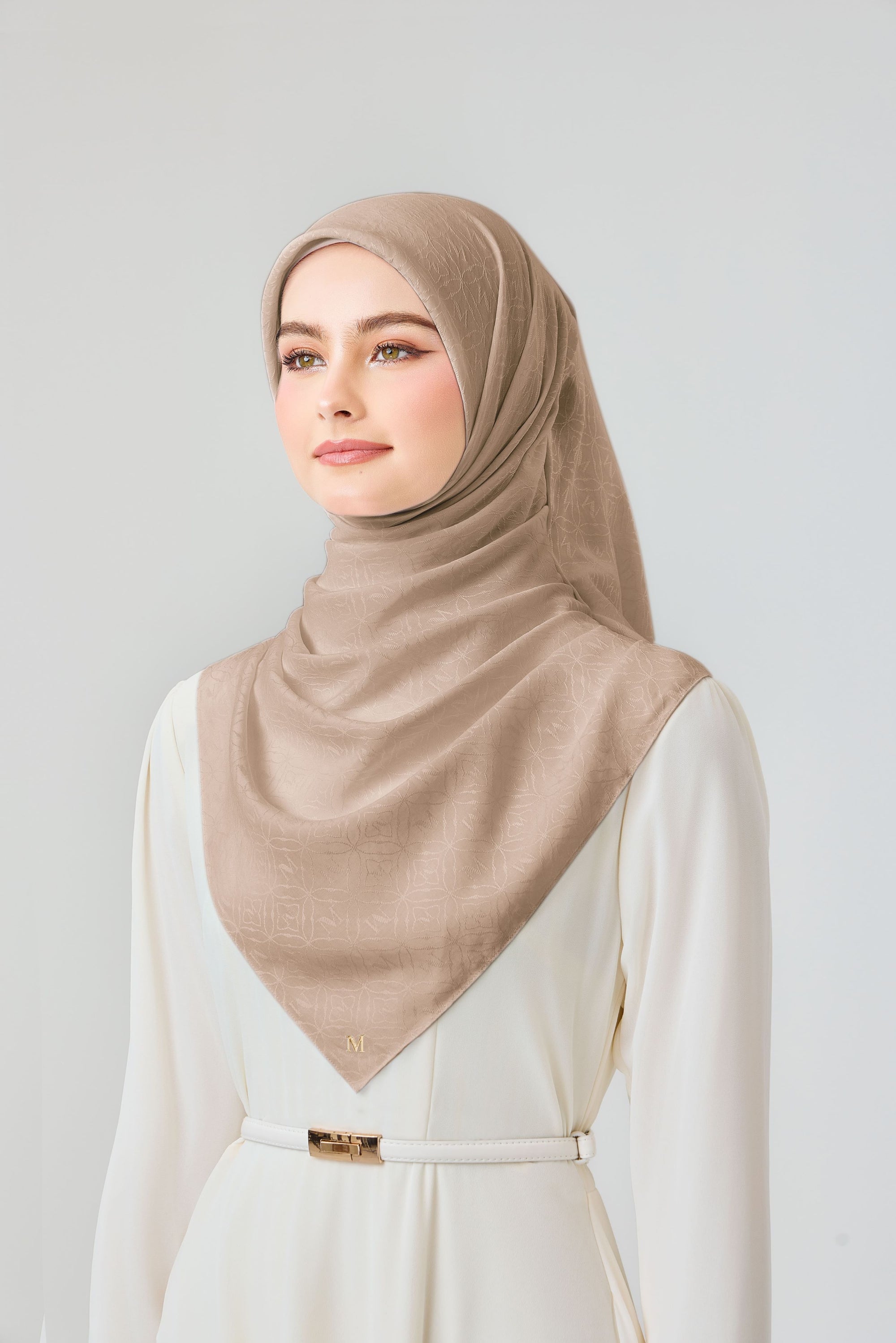 RHEA PLAIN JACQUARD - CHAMPAGNE