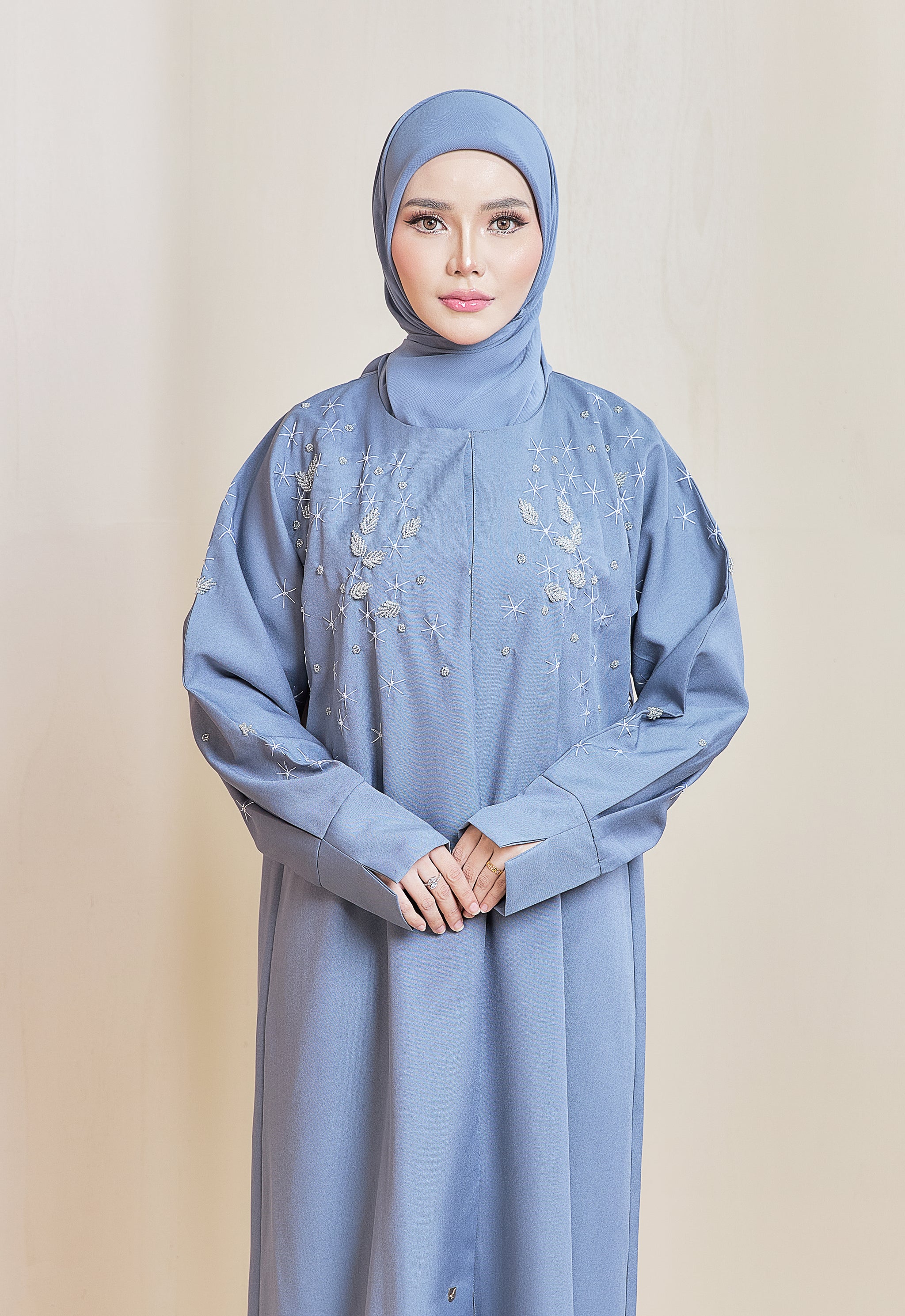 JAMEELAH ABAYA - PASTEL BLUE