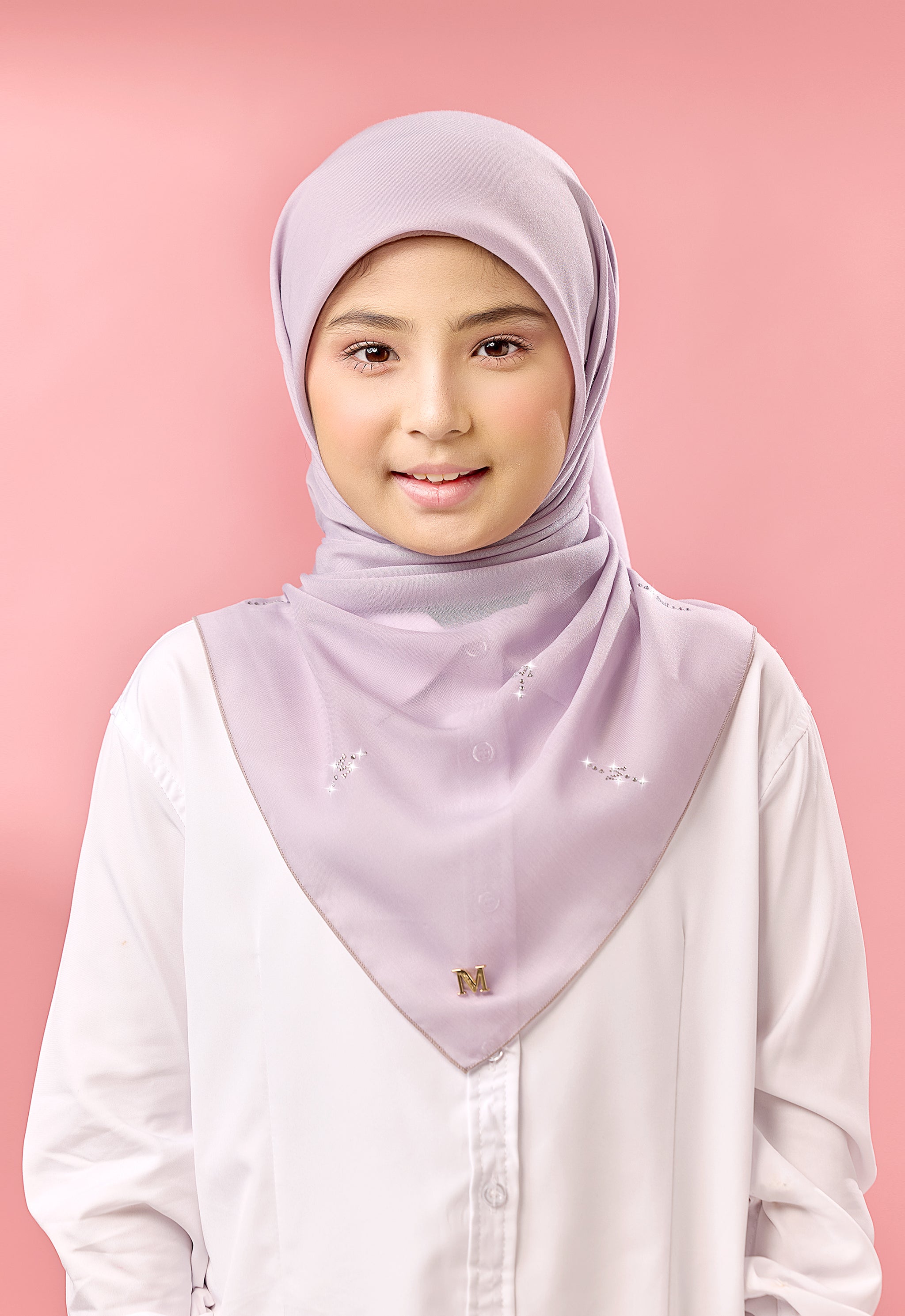 KIDS SURI PLAIN STONE - LIGHT PURPLE